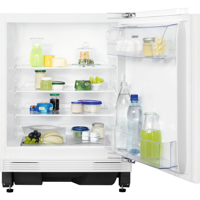 Zanussi under counter side by side fridge freezer zrt210w store